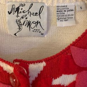 Michael Simon | Sweaters | Rare Vintage Michael Simon Embroidered ...